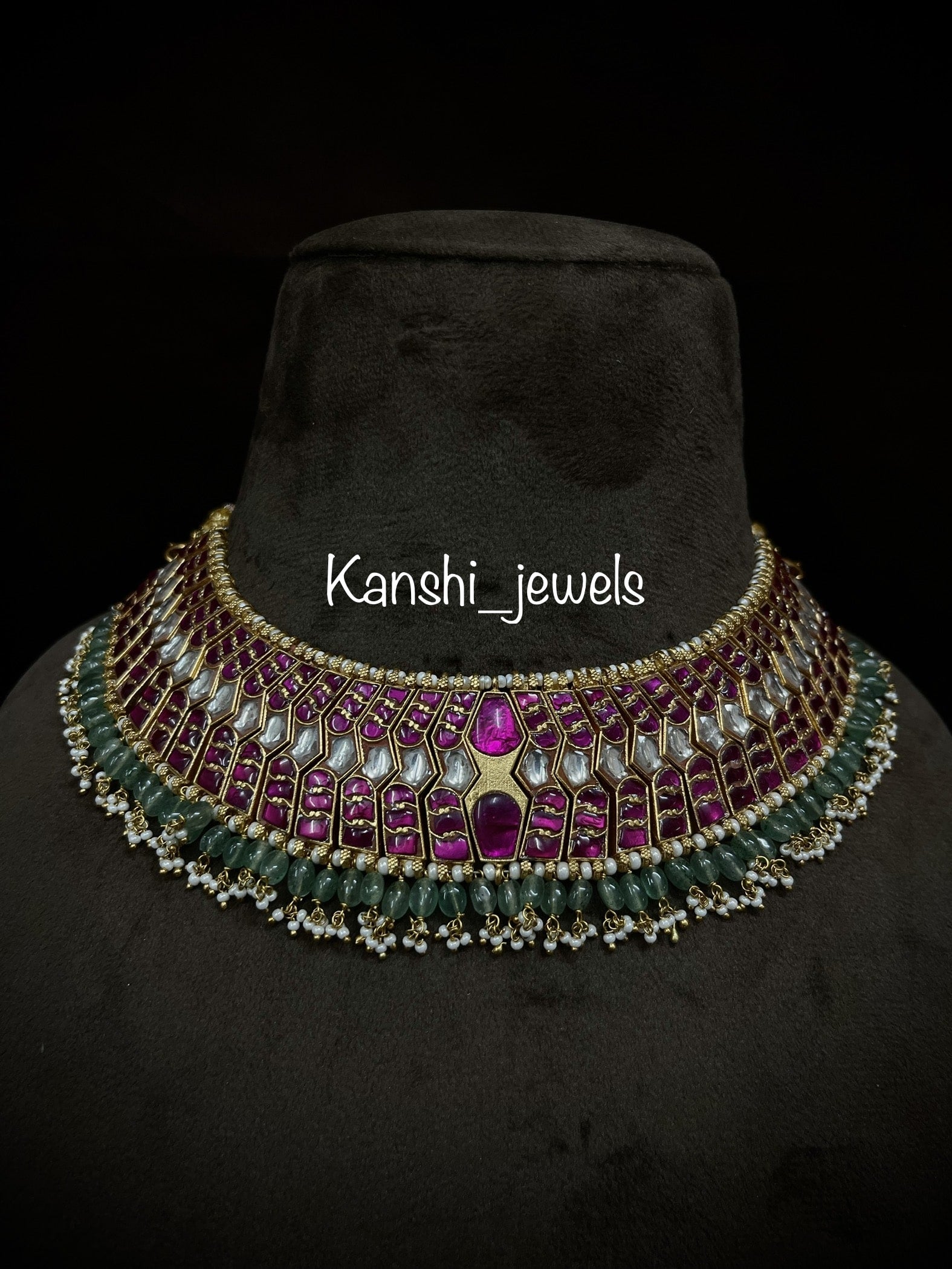Jadau Kundan Necklace – Kanshi Jewels